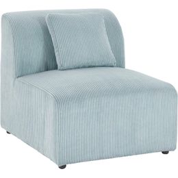 Andas Sessel Alesund, als Einzelteil oder Modulteil für Sets, blau