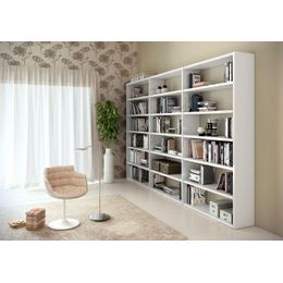 Fif Möbel fif möbel Raumteilerregal Toro, 18 Fächer, Breite 359,2 cm, weiß