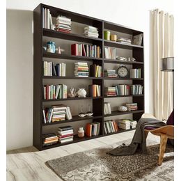 Fif Möbel fif möbel Raumteilerregal Toro, 12 Fächer, Breite 240,6 cm, braun|schwarz