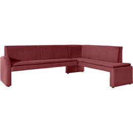 exxpo - sofa fashion Eckbank Cortado, Frei im Raum stellbar, rot