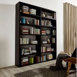 Fif Möbel fif möbel Raumteilerregal Toro, 12 Fächer, Breite 185 cm, braun|schwarz