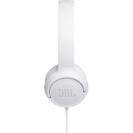 JBL TUNE 500 On-Ear-Kopfhörer (Sprachsteuerung, Google Assistant, Siri), weiß
