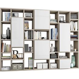 Fif Möbel fif möbel Raumteilerregal TORO 520-3, Breite 295 cm, beige|weiß