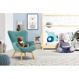 Lüttenhütt Lüttenhütt Sessel Duca Mini, in kleiner Ausführung für Kinder, blau