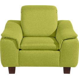 Max Winzer® Sessel Alessio, mit abgerundeter Rückenlehne, grün