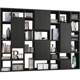 Fif Möbel fif möbel Raumteilerregal TORO 520-1, Breite 295 cm, braun|schwarz