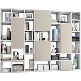 Fif Möbel fif möbel Raumteilerregal TORO 520-4, Breite 295 cm, beige|weiß