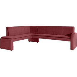 exxpo - sofa fashion Eckbank Cortado, Frei im Raum stellbar, rot