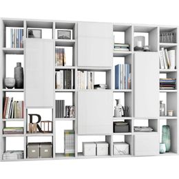 Fif Möbel fif möbel Raumteilerregal TORO 520-1, Breite 295 cm, weiß