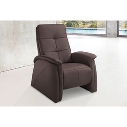 exxpo - sofa fashion Sessel Tivoli (Set), mit Relaxfunktion und 2 Armlehnen, braun