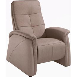 exxpo - sofa fashion Sessel Tivoli (Set), mit Relaxfunktion und 2 Armlehnen, beige