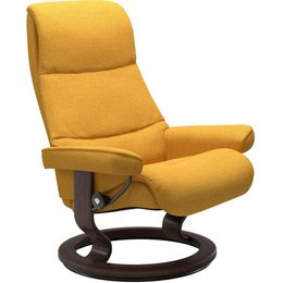 stressless® Relaxsessel View, mit Classic Base, Größe S,Gestell Wenge, gelb