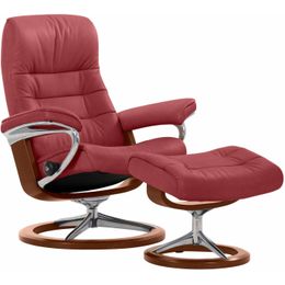 stressless® Relaxsessel Opal (Set), mit Signature Base, Größe L, mit Schlaffunktion, rot