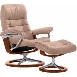 stressless® Relaxsessel Opal, mit Signature Base, Größe M, mit Schlaffunktion, ohne Hocker, beige