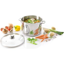 SONSTIGE Jumbotopf mit Glasdeckel 17 l