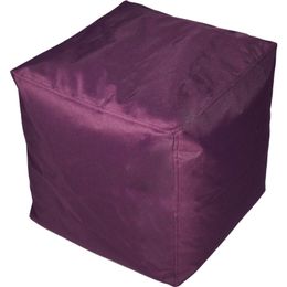 Kinzler Hocker eckig, Outdoorfähig, Brombeere