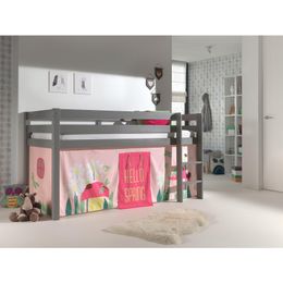 Vipack Spielbett Pino mit Textilset Vorhang versch. Designs