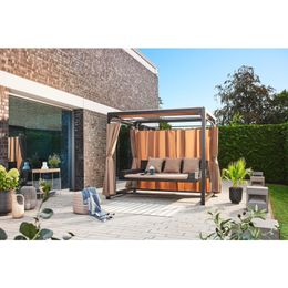 Home Deluxe Pavillon Gartenliege PROVENCE - mit Abdeckung