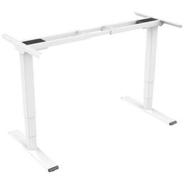 Digitus Sitz-/Steh-Schreibtischgestell elektrisch höhenverstellbar Höhen-Bereich: 620 bis 1270 mm (B x T) 1700 mm x 680 mm Weiß, Weiß (RAL 9016) DA-90433