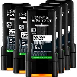 L'Oréal L'ORÉAL PARIS MEN EXPERT Duschgel Pure Carbon XL, 6-tlg., weiß