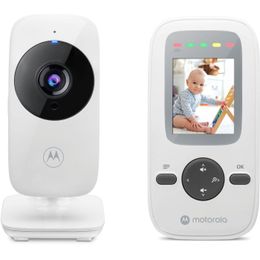 Motorola Babyphone Video Nursery VM481, 2-Zoll-Farbdisplay, weiß