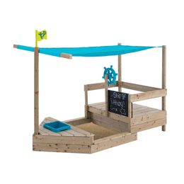 50NRTH TP Toys Holz Sandkasten Kinderspielboot AHOY