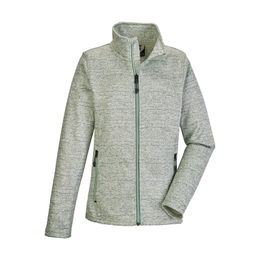 Killtec Fleecejacke &raquo;KOS 201 GRLS KNTFLC JCKT&laquo; rauchmint 152 152 Kinder Strickfleecejacke mit Stehkragen