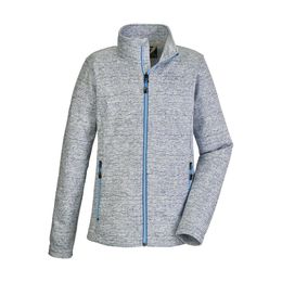 Killtec Fleecejacke &raquo;KOS 201 GRLS KNTFLC JCKT&laquo; stahlblau 176 176 Kinder Strickfleecejacke mit Stehkragen