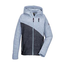 Killtec Fleecejacke &raquo;KOS 202 GRLS FLC JCKT&laquo; stahlblau 164 164 M&auml;dchen Fleecejacke mit Kapuze