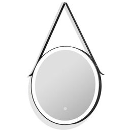 Welltime Badspiegel, mit Touch LED-Beleuchtung, BxH: 60x60 cm, rund, silberfarben