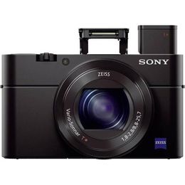 Sony Cyber-Shot DSC-RX100M3 Digitalkamera 20.2 Megapixel Opt. Zoom: 2.9 x Schwarz Full HD Video, WiFi, Dreh-/schwenkbares Display, Elektronischer Sucher
