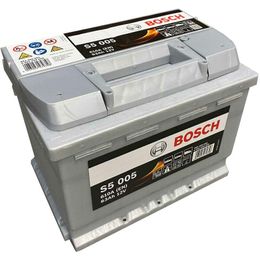 Bosch - S5 005 Autobatterie 12V 63Ah 600A inkl. 7,50€ Pfand