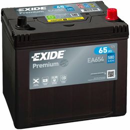 Exide - EA654 Premium Carbon Boost 12V 65Ah 580A Autobatterie inkl. 7,50€ Pfand