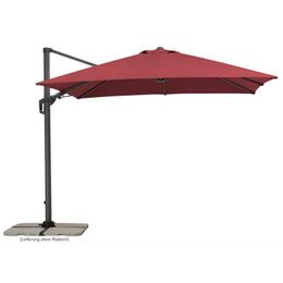 Schneider Schirme - Schneider Classics Ampelschirm Rhodos Twist 300x300/8 bordeaux