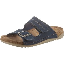 Fischer Damen Pantolette marine, Gr&ouml;&szlig;e 36