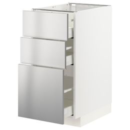 IKEA METOD / MAXIMERA Unterschrank mit 3 Schubladen