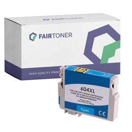 FairToner Kompatibel für Epson Expression Home XP-2200 Series (C13T10H24010 / 604XL) Druckerpatrone Cyan