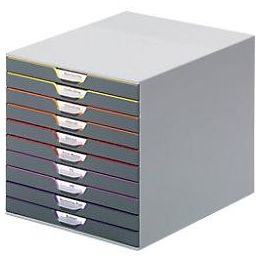 Durable Schubladenbox VARICOLOR 10 Kunststoff Mehrfarbig 292 x 28 x 35,6 cm