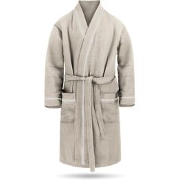 Normani Short Bathrobe male Beige size XXL