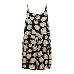Pieces Maternity Umstand Jumpsuit 'Nya' Damen Größe L creme / navy / cappuccino / grün