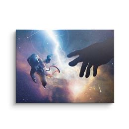 DOTCOMCANVAS® Leinwandbild, Premium Leinwandbild - Pop Art - Michelangelo Universum - Wandbild, 80 X 60 CM, ohne Rahmen