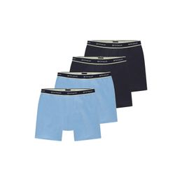 Tom Tailor Herren Long Pants im 4er Pack, blau, Melange Optik, Gr. 6