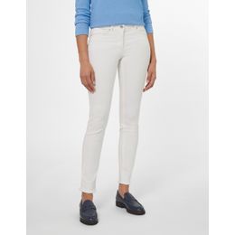 Madeleine Mode MADELEINE Jeans mit feinem Fransensaum Damen wollweiß / weiß