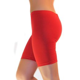 YESET Shorts Damen Shorts Sport Hotpants Farbe ROT Größe M