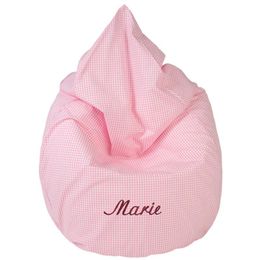 Personalisierter Junior-Sitzsack UNI rosa (Farbe: pink)