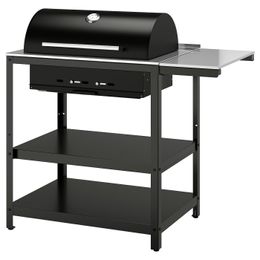 IKEA GRILLSKÄR Kohlegrill mit Beistelltisch