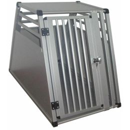 TrendLine Hundetransportbox Hundebox Autotransportbox Reisebox Alu Transportbox 75x55x62cm