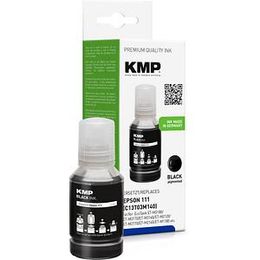 KMP schwarz Tintenflasche kompatibel zu EPSON 111 (T03M140)