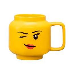 LEGO Keramiktasse Winking Girl, groß gelb Material: Keramik Fassungsvermögen: 530 ml
