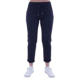 YESET Chinohose YESET Damen Chino Sommer Hose Damenhose Dunkelblau L